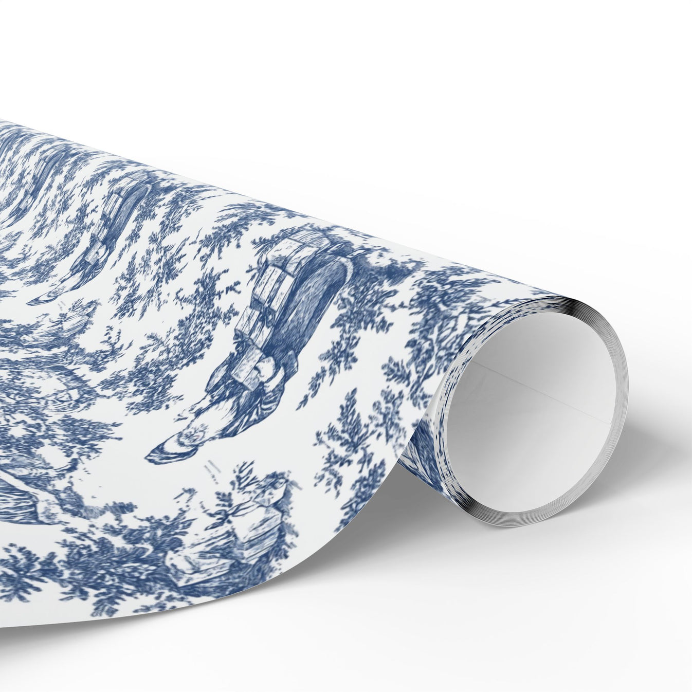 Jolly Indigo – Wrapping Paper for Christmas Gifts | Everly & Elm