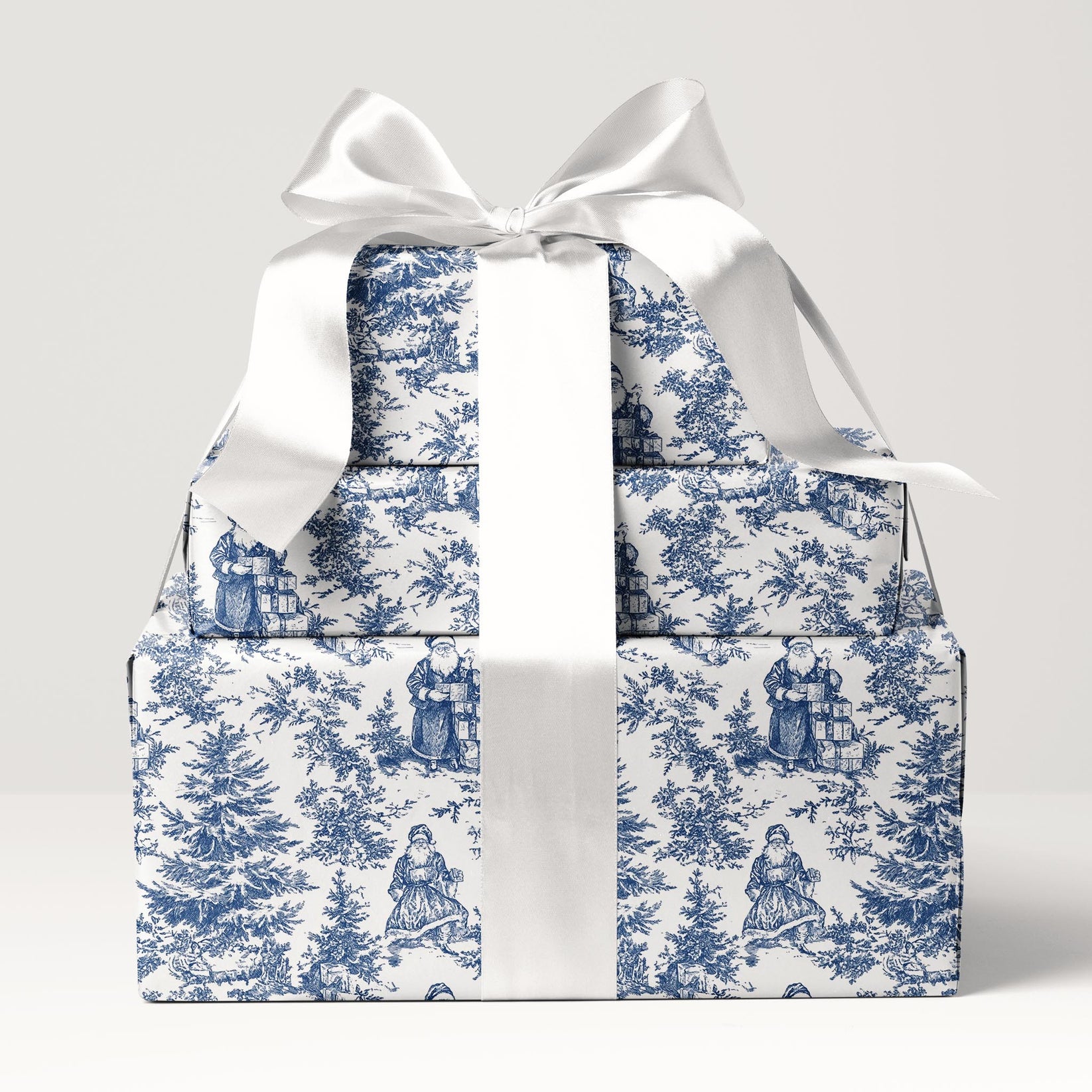Jolly Indigo – Wrapping Paper for Christmas Gifts | Everly & Elm