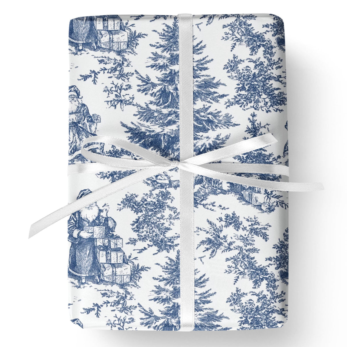 Jolly Indigo – Wrapping Paper for Christmas Gifts | Everly & Elm
