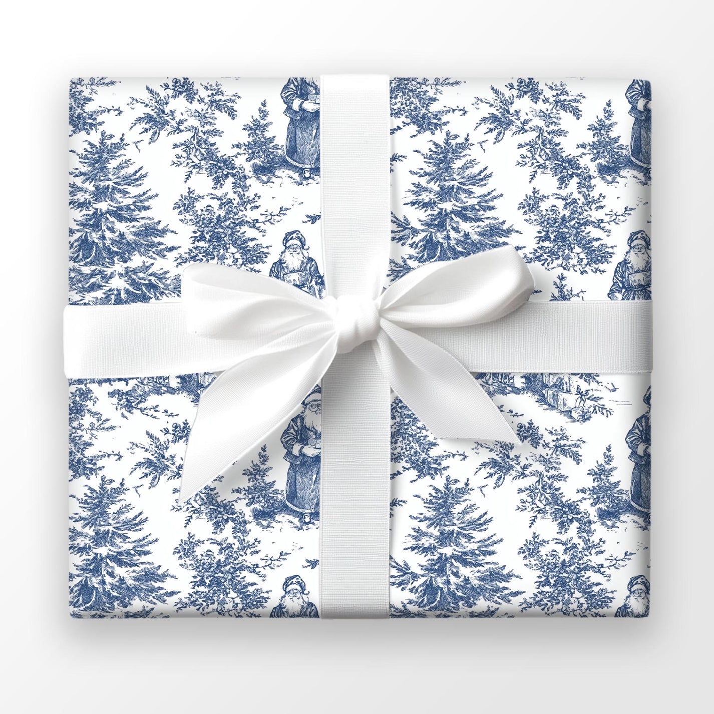 Jolly Indigo – Wrapping Paper for Christmas Gifts | Everly & Elm